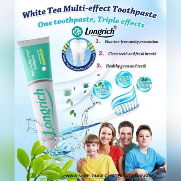 Longrich | Other | Longrich Toothpaste Whitetea Fluoride Free Deep ...